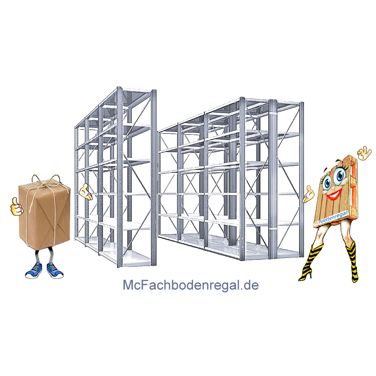 Nedcon-Fachbodenregale | McPalettenregal